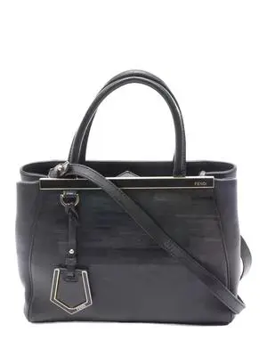 Fendi 2000s Petite 2jours Tote Bag - Black