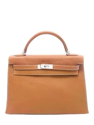 Hermès 2005 32 Kelly Top-handle Handbag - Brown