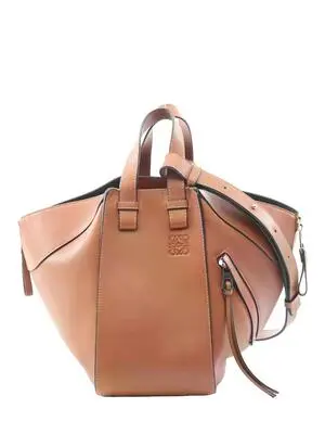 Loewe 2010s Small Hammock Leather Tote Bag - Neutrals