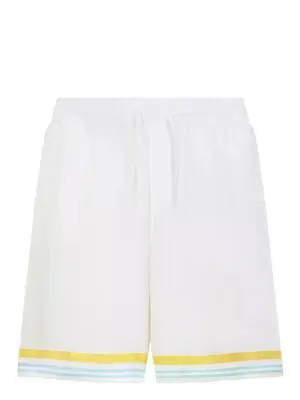 Casablanca Silk Shorts - White