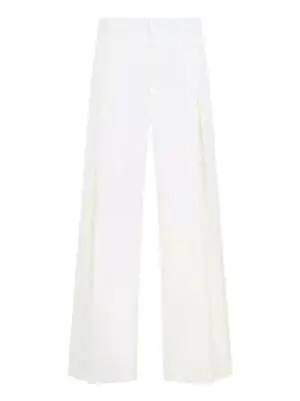 Casablanca Pleated Trousers - White