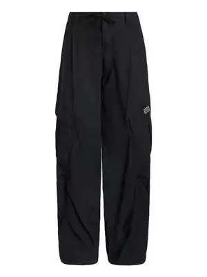 Dolce & Gabbana Logo-plaque Cargo Trousers - Black