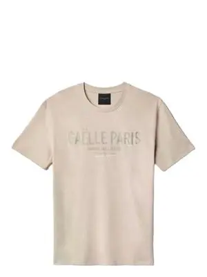 GAELLE Logo T-shirt - Neutrals