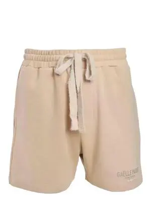 GAELLE Drawstring Track Shorts - Neutrals