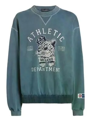 Dolce & Gabbana Graphic-print Sweatshirt - Blue