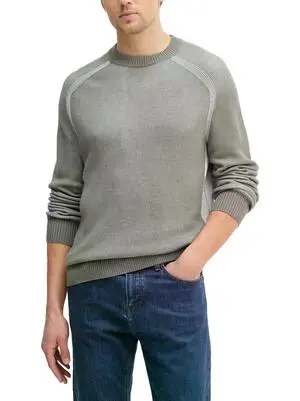 BOSS Ribbed Sweater - Grey