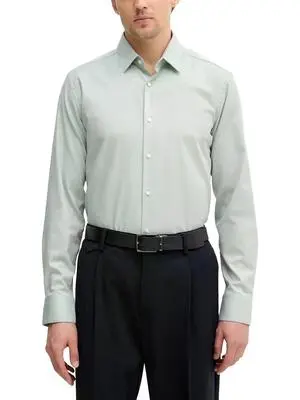 BOSS Buttoned Collared Shirt - Green