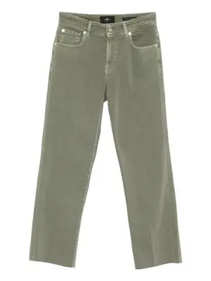 7 For All Mankind Calie Straight Ankle Jeans - Green