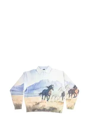 Kith Horse-print Sweatshirt - Blue