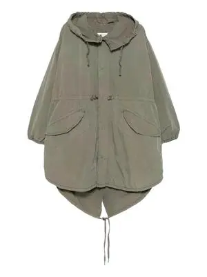 MAISON MARGIELA Hooded Pocketed Coat - Green
