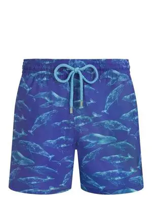 Vilebrequin Whale-print Shorts - Blue