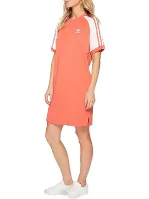 Adidas Originals Raglan-sleeve Dress - Orange