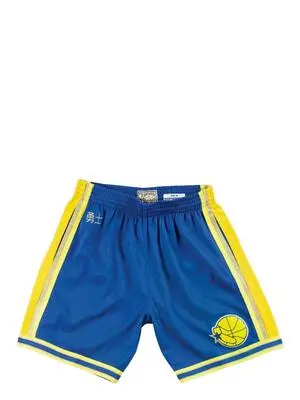 Mitchell & Ness Nba Chinese New Year 1995-96 Golden State Warriors Shorts - Blue