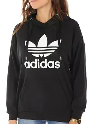 Adidas Trefoil Hoodie - Black