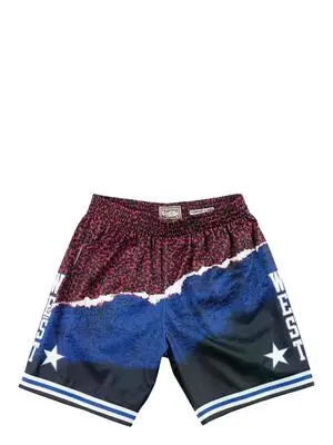 Mitchell & Ness Sublimated Swingman Shorts - Black