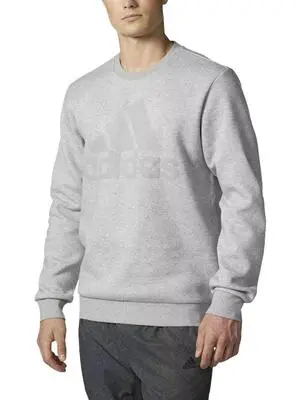 Adidas 3-stripe Logo Sweatshirt - Grey
