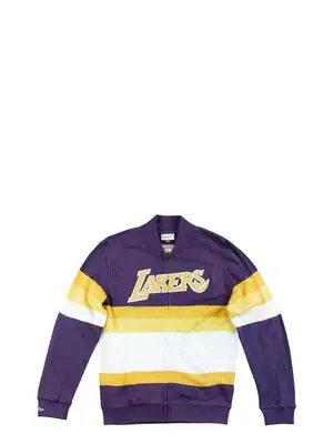 Mitchell & Ness X Nba Los Angeles Lakers Full-zip Sweatshirt - Purple