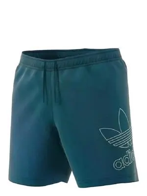 Adidas Logo-detail Shorts - Blue