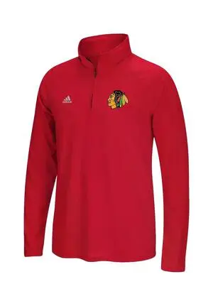Adidas Quarter-zip Sweatshirt - Red