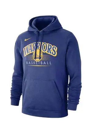 Nike Nba Golden State Warriors Hooded Sweatshirt - Blue