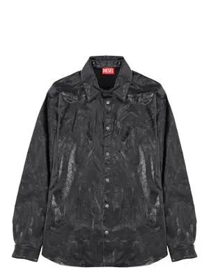 DIESEL S-simply-qmbu" Shirt - Black
