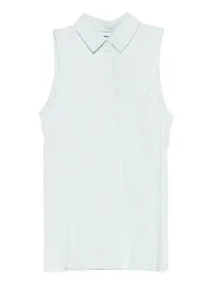 J. Lindeberg Sleeveless Polo Top - Green