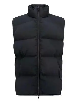 Balenciaga Logo-print Padded Gilet - Black