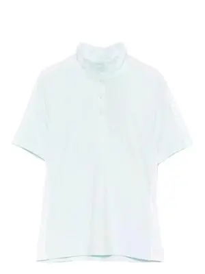 J. Lindeberg Button Panelled Polo Top - Blue