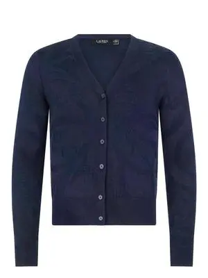 Ralph Lauren V-neck Buttoned Cardigan - Blue