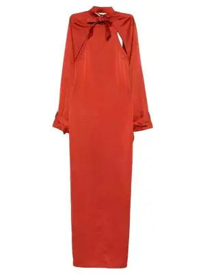 Nanushka Detachable Bolero Maxi Dress - Red