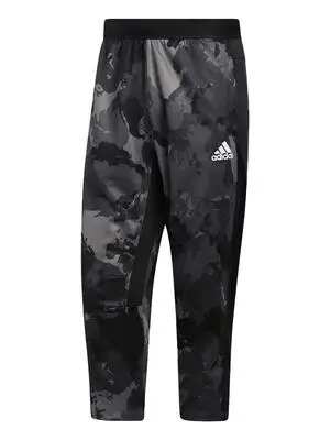 Adidas Camouflage-pattern Track Pants - Grey