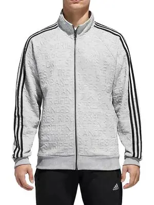 Adidas 3-stripe Long Sleeve Sweatshirt - Grey