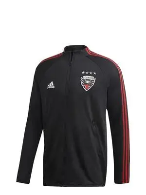 Adidas D.c. United Anthem Striped Sweater - Black