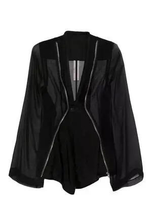 Rick Owens Zip-detailed Jacket - Black
