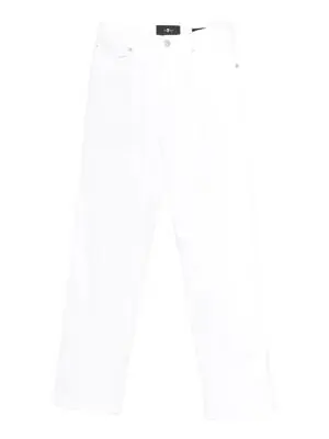 7 For All Mankind Cropped Jeans - White