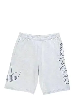 Adidas Outline French Terry Shorts - Grey