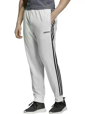 Adidas Three-stripes Tapered Track Pants - White