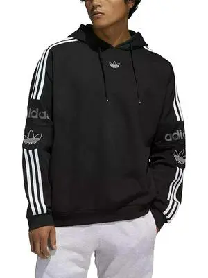 Adidas Logo-detail Hoodie - Black