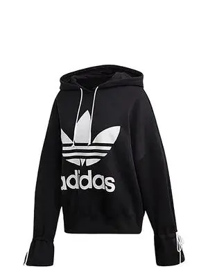 Adidas Logo-detail Hoodie - Black