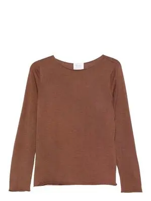 BEYOU Long-sleeve Sweater - Brown