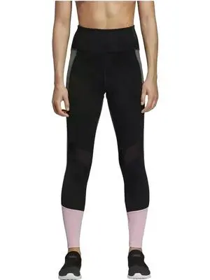 Adidas Colour-block Leggings - Black