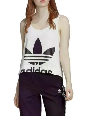 Adidas Logo-print Tank Top - White