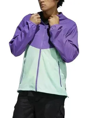 Adidas Dekum Packable Windbreaker - Purple