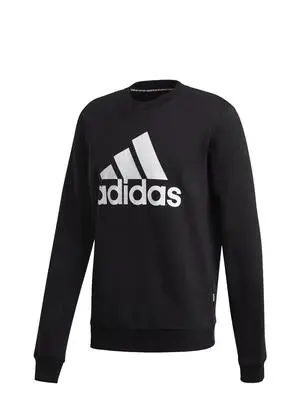 Adidas Badge Of Sport Fleece Sweatshirt - Black