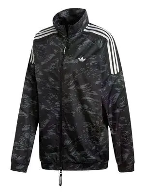 Adidas Camouflage-print Jacket - Black