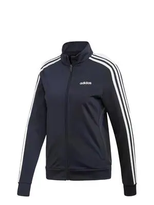 Adidas 3-stripe Zip Sweatshirt - Blue