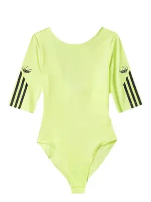 Adidas Sleeve Stripes Bodysuit - Yellow