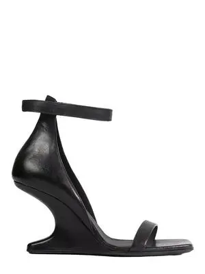 Rick Owens Cantilever Ankle Strap Sandals - Black