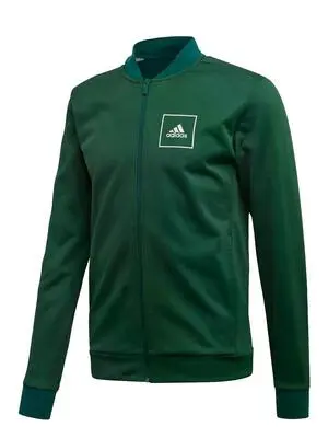 Adidas 3-stripes Pique Track Jacket - Green