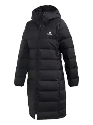 Adidas Hooded Down Coat - Black